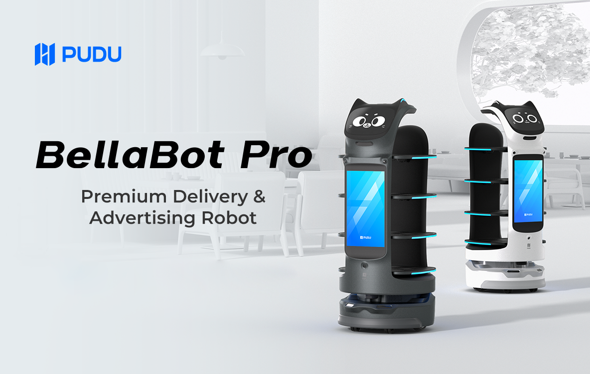Pudu Robotics unveils the enhanced BellaBot Pro Service Robot.